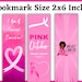 Breast Cancer Awareness Bookmarks: Pink Ribbon Designs (digital ...