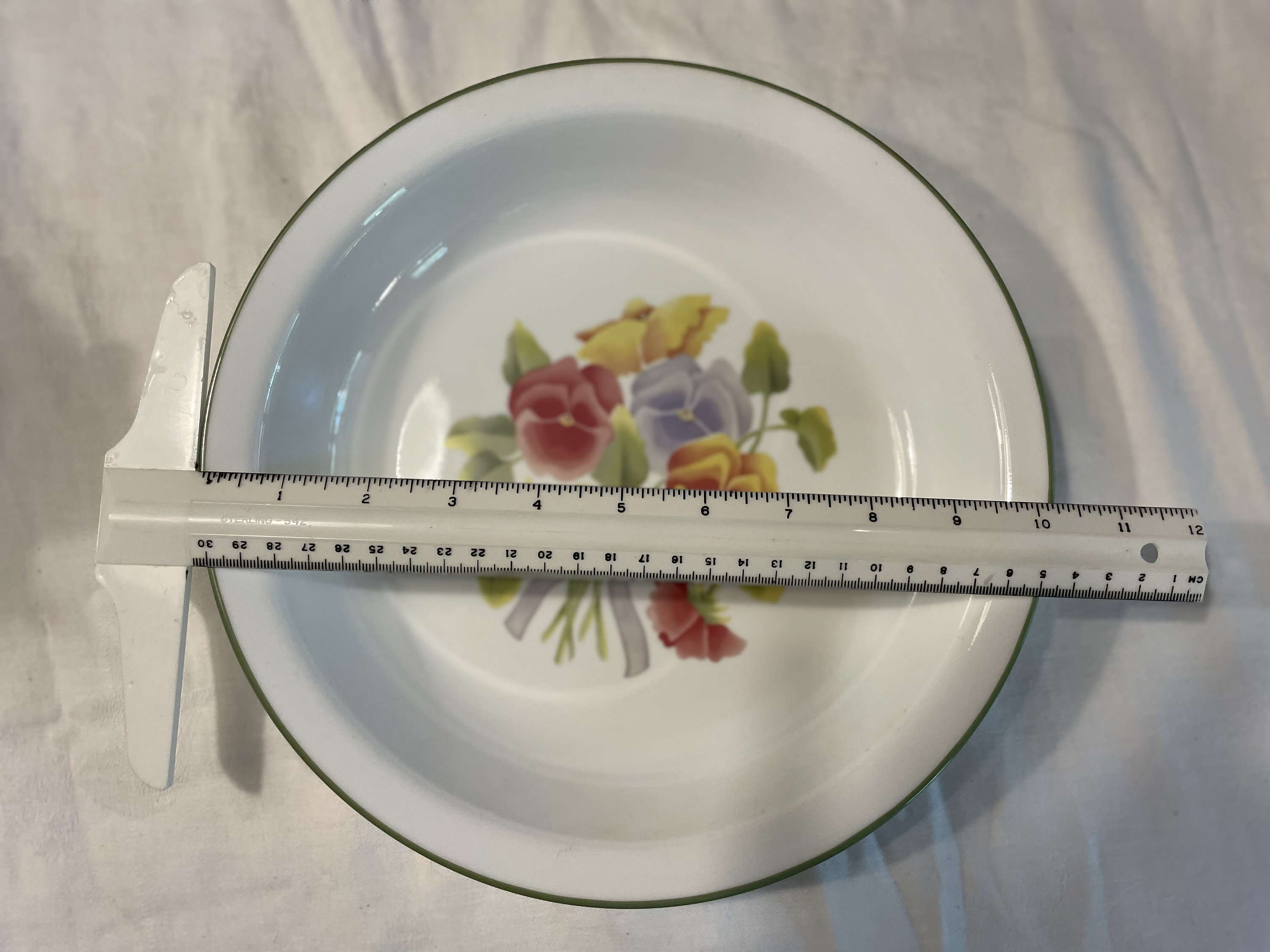 Vintage Corelle Summer Blush Pattern Pie Plate 1996 2005 - Etsy