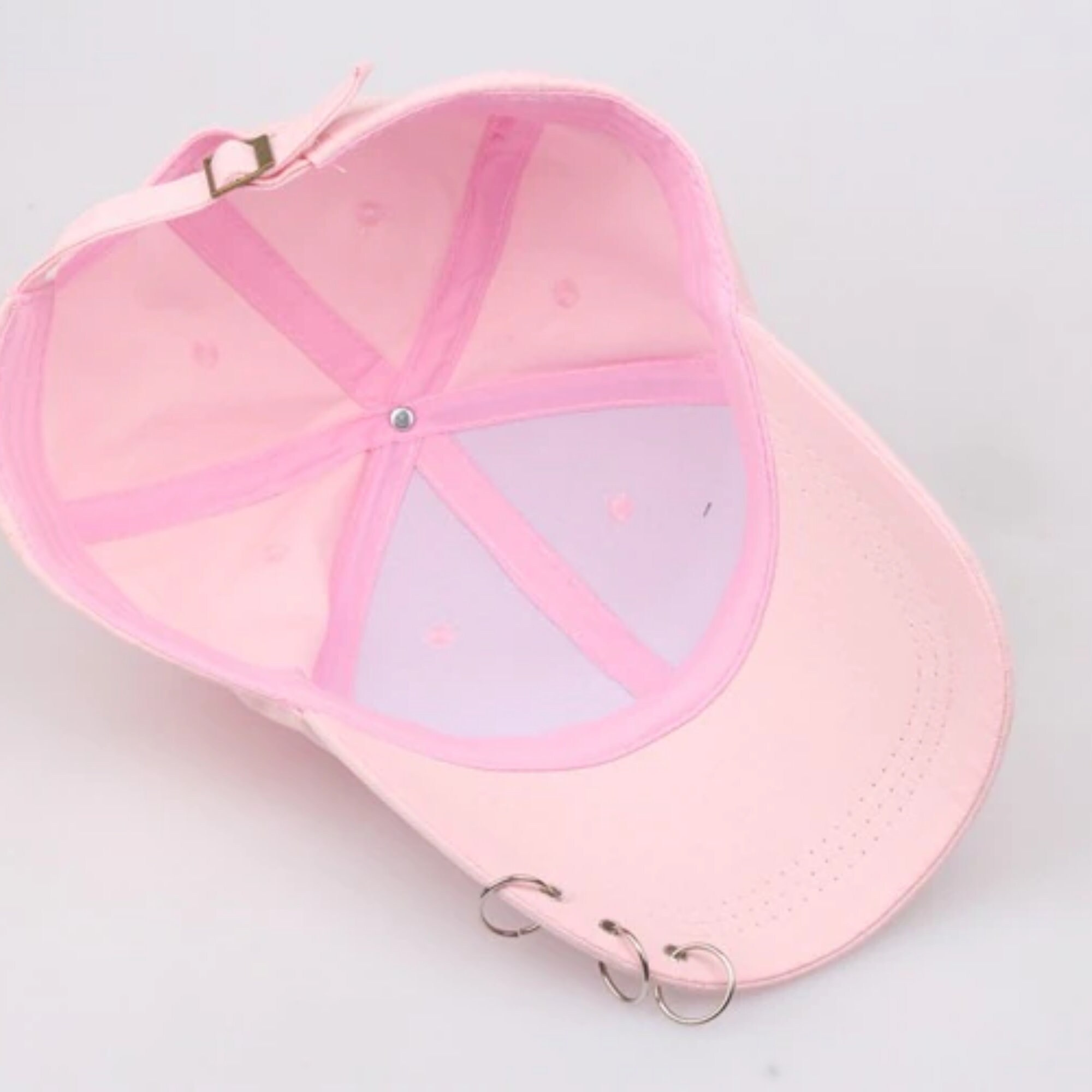 Korean Hip Hop Style Baseball Cap, Snapback Hats With Circle Rings ...
