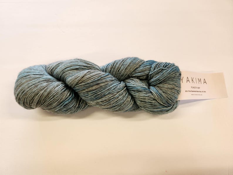 Merino Wool Yarn , Yak Yarn , #2 Sport , Blue Gray Yarn , Plymouth ...