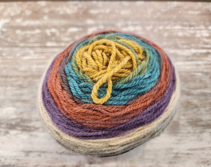 Mandala Yarn Lion Brand Yarn Color Warlock DK Weight Yarn Self Striping ...