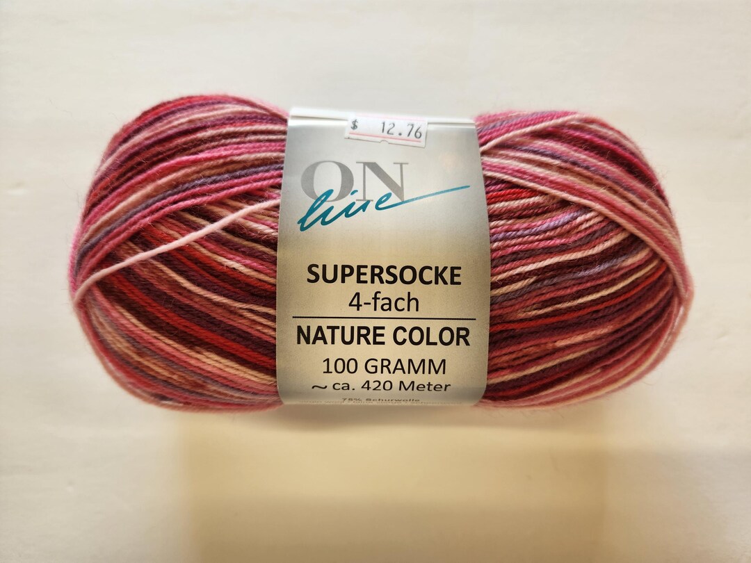 Wool Yarn Sock Yarn Supersocke Nature Color on Line Wool Polyamide Yarn ...