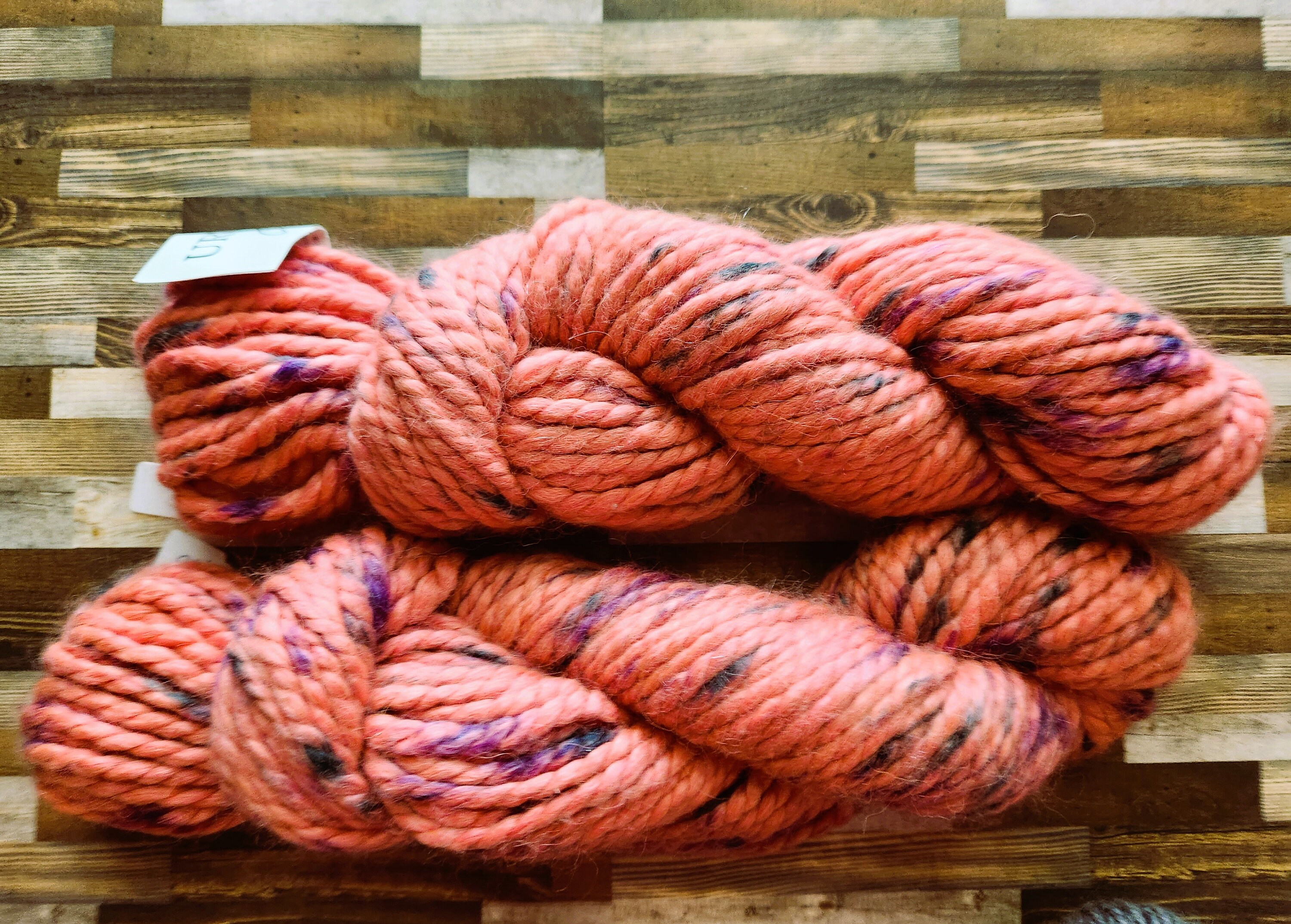 Natural Alpaca Yarn Color Noon Chai Super Bulky Coral Varigated Yarn - Etsy