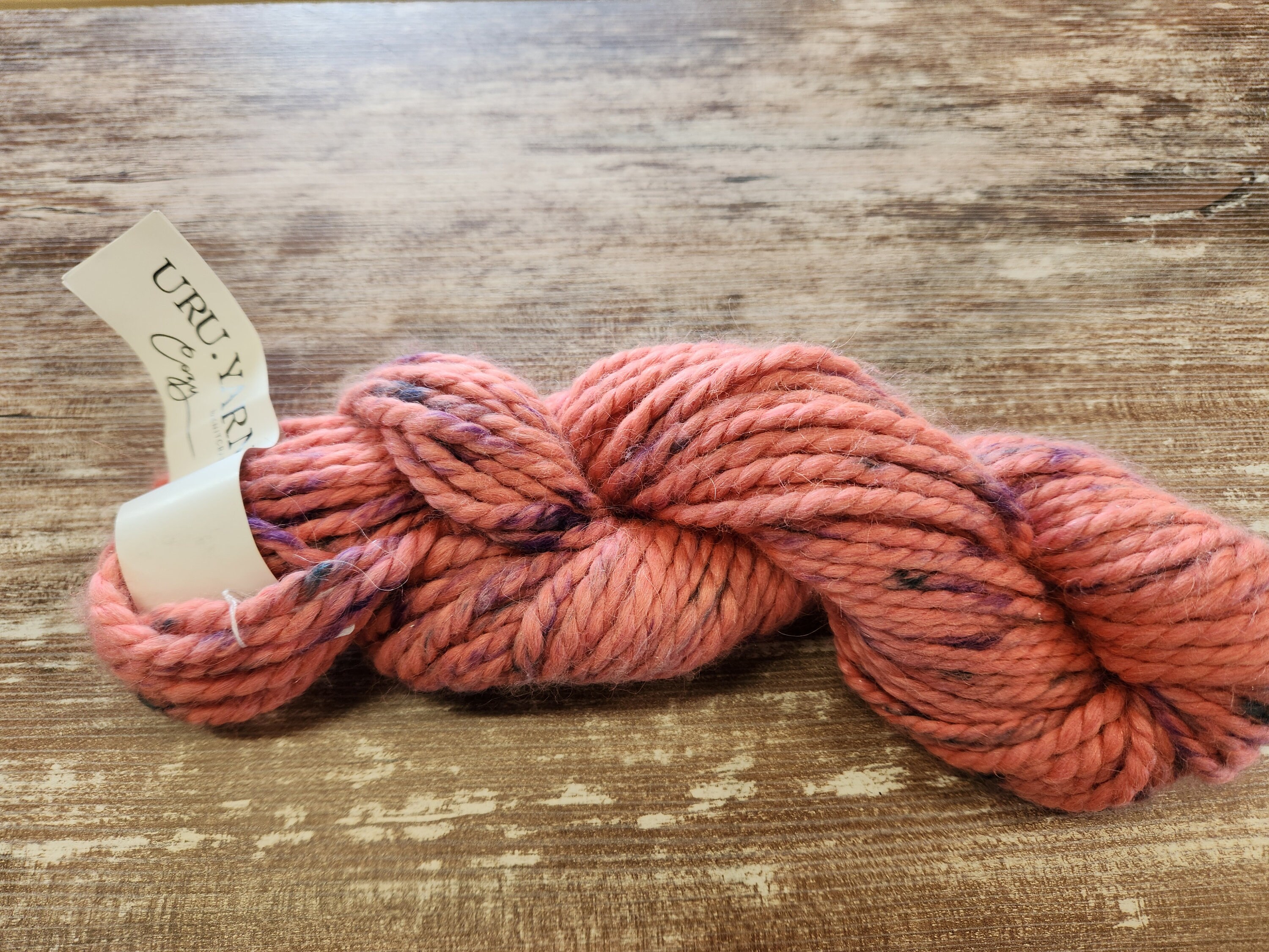 Natural Alpaca Yarn Color Noon Chai Super Bulky Coral Varigated Yarn - Etsy