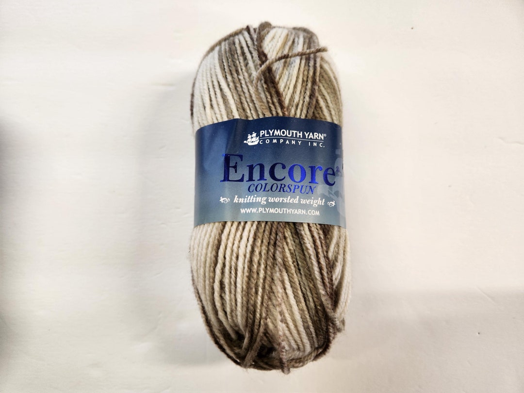 Acrylic Wool Yarn Gradient Yarn Encore Colorspun #4 Worsted Weight Yarn ...