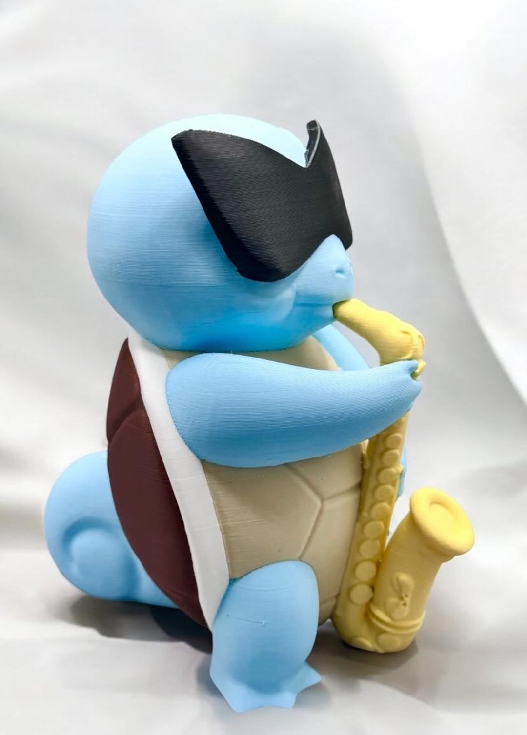 Saxophone Squirtle Pokémon Desk Decor Small Medium Large Epic Sax 3D ...