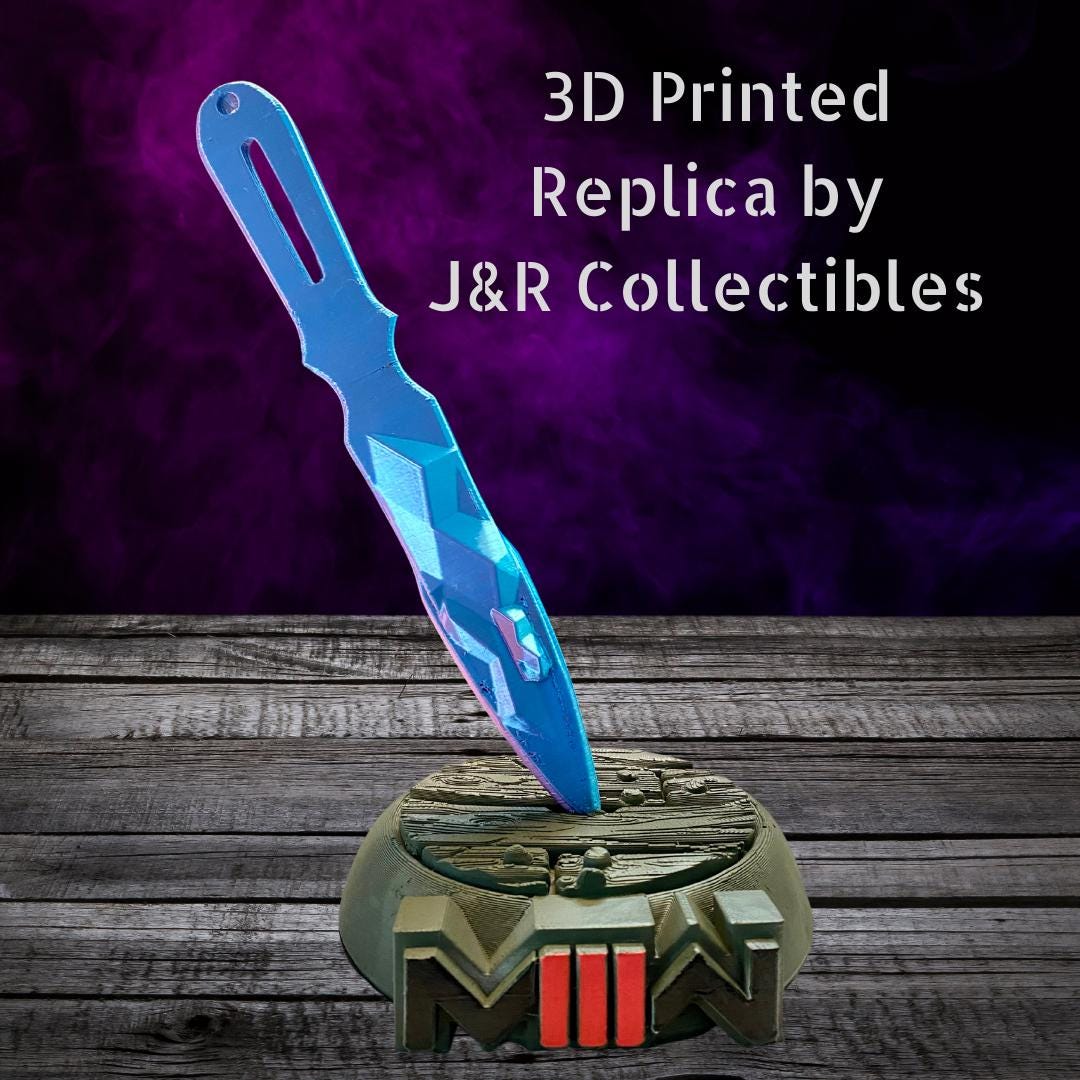 3D Printed Call of Duty Aether Blade Fan Art Model Prop Replica Zombies ...