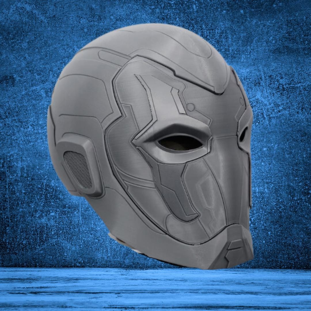 Wearable Blue Beetle Helmet 3D Printed DIY Paintable in All Sizes - Etsy