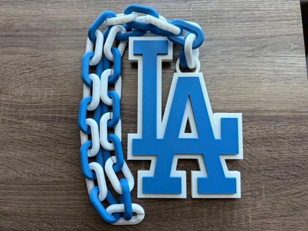 Supersized Team Necklace Chains & Medallion Major League Baseball Fan ...