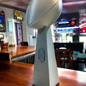 Nfl 3d Printed Trophy - Etsy