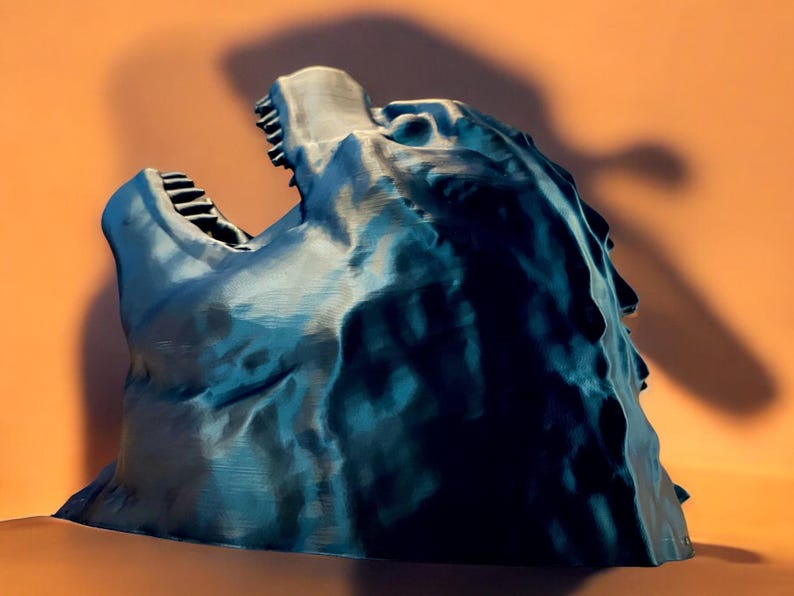 Godzilla Headphone Stand 3D Printed Gaming Accessory Controller Stand ...