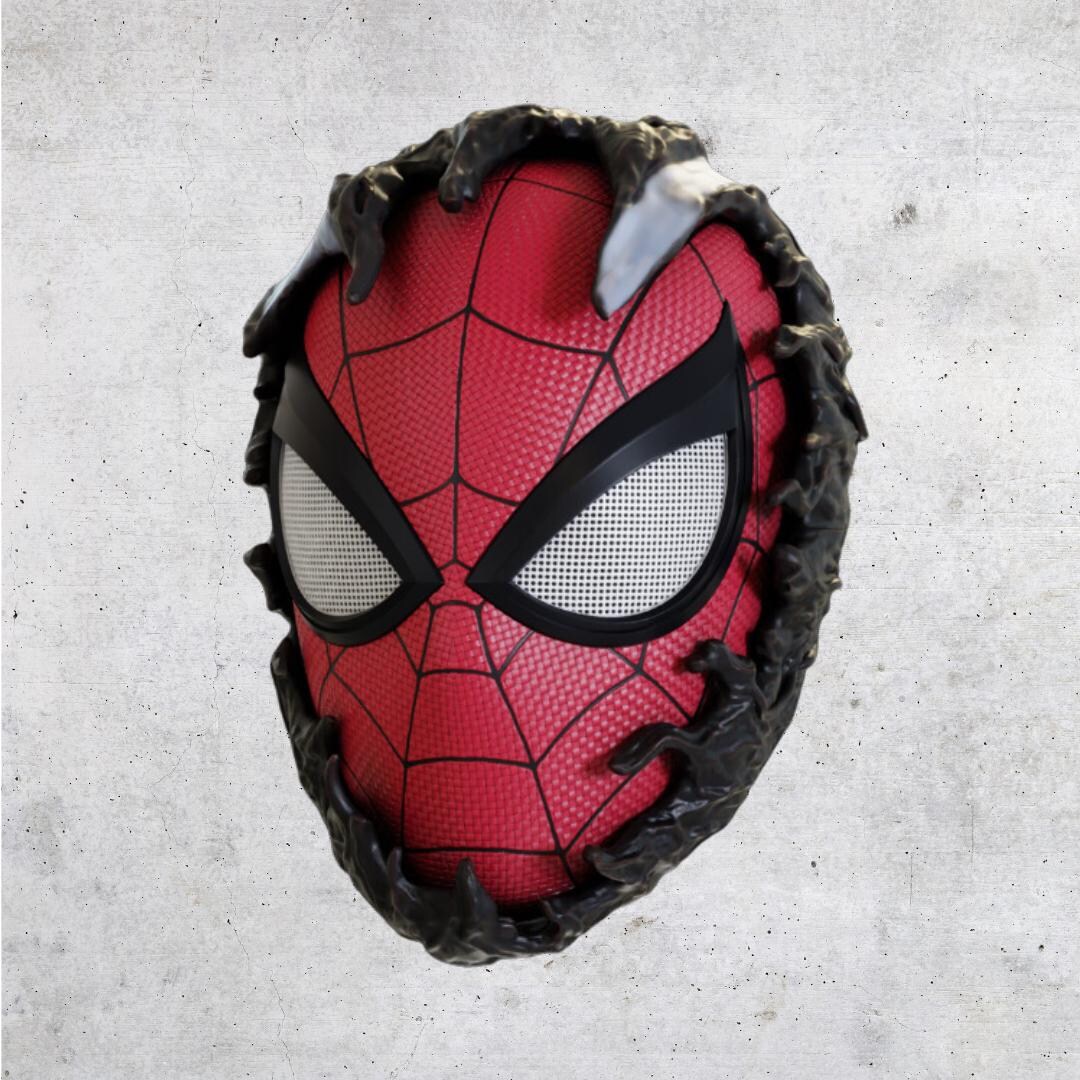 Wearable Spiderman Venom Helmet 3D Printed DIY All Sizes Peter Parker ...