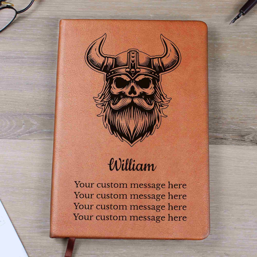 Brother Gift Custom Notebook With Name Personalized Leather Journal ...