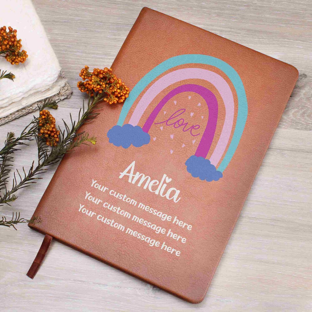 Baby Girl Gift Custom Notebook With Name Personalized Baby Boy Gift ...