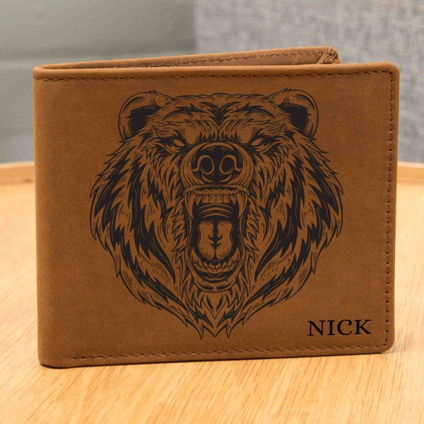 Bear Wallet - Etsy