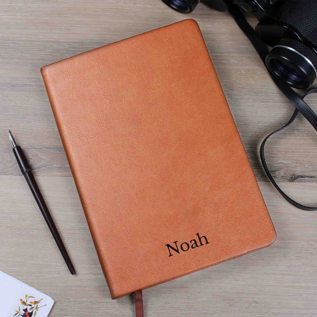 Personalized Journal With Name Hard Cover Leather Journals Custom ...