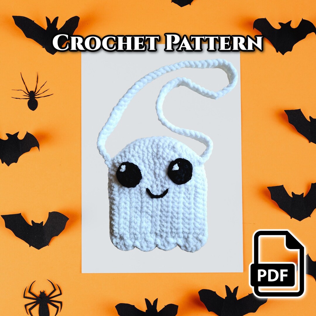 The Boo Bag - Halloween Ghost Bag PATTERN - Etsy