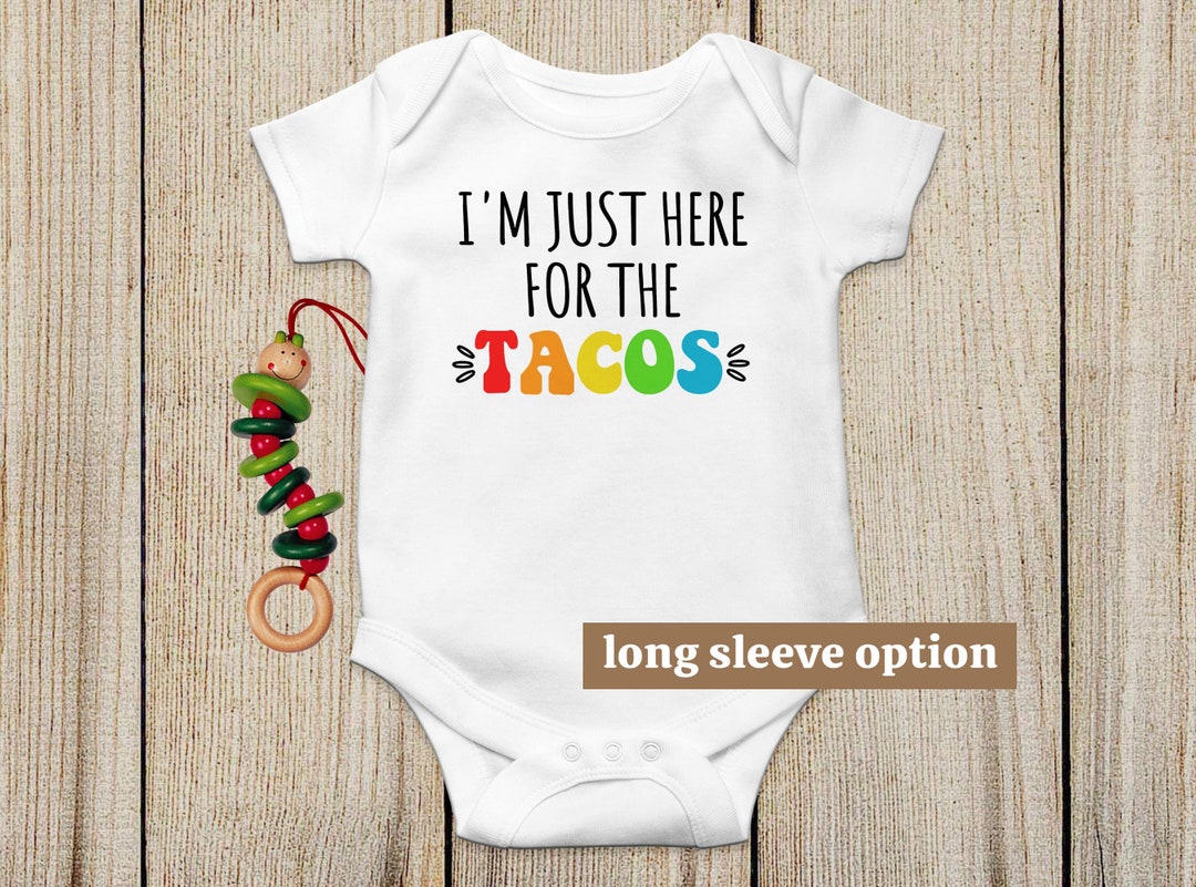 Tacos Baby Bodysuit, Taco Tuesday, Taco Romper, Food Baby Clothes ...