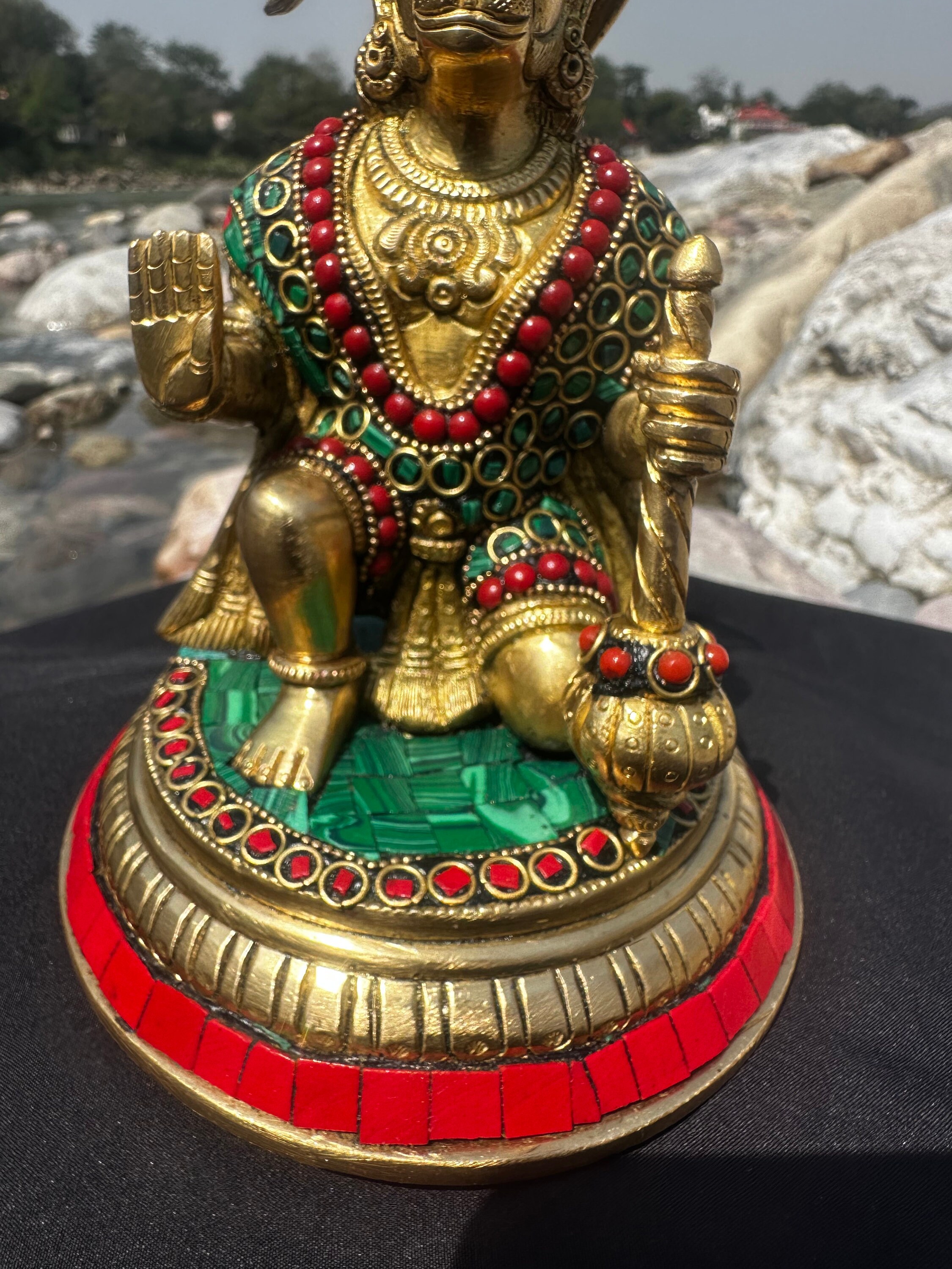 Hanuman Statue, 18 CM Lord Rama God of Strength, Lord of Victory, Brass ...