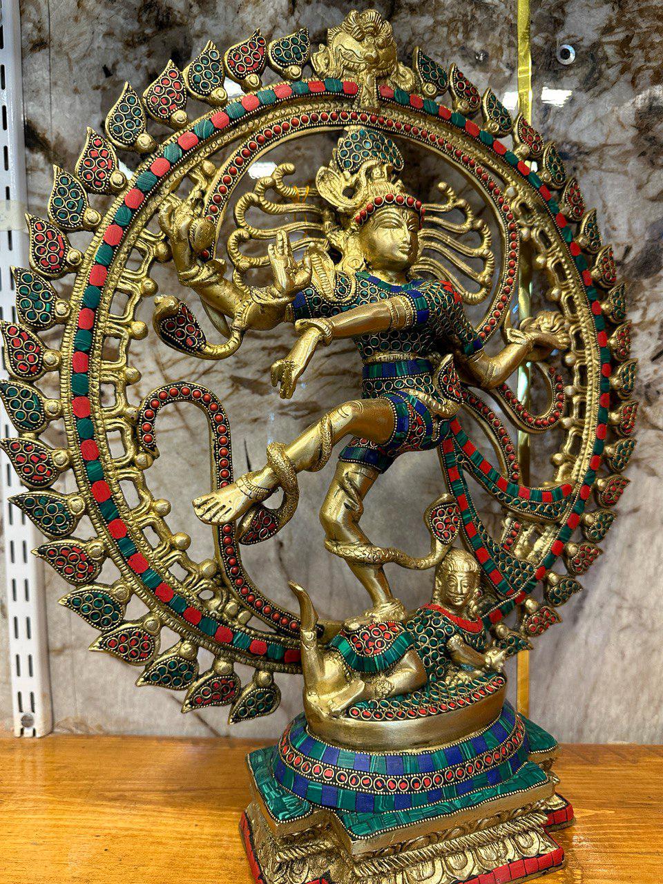 Divine Nataraja Shiva Brass Sculpture: Symbol of Cosmic Balance ...