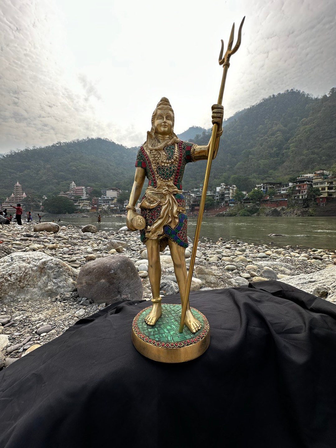 18" Lord Shiva Statue: Hindu God Mahadev Idol With Trishul - Etsy