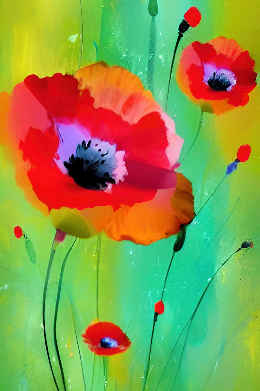 Vivid Bloom and Shades of Spring Flowers. Add Color to Your - Etsy