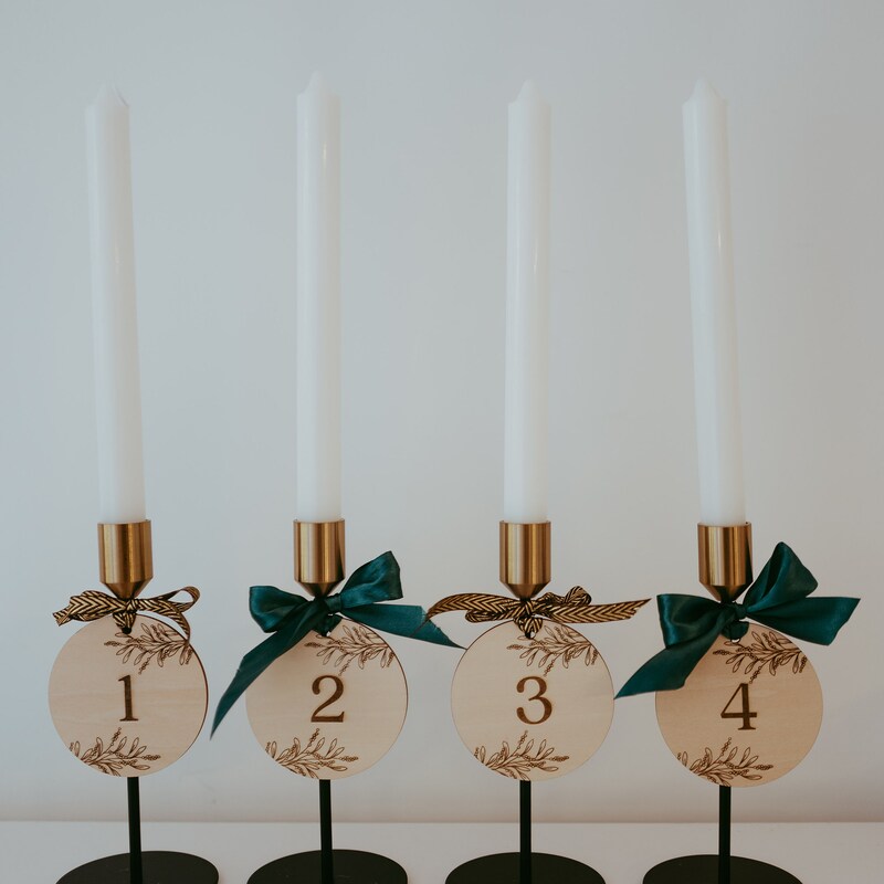 Advent Numbers - Etsy