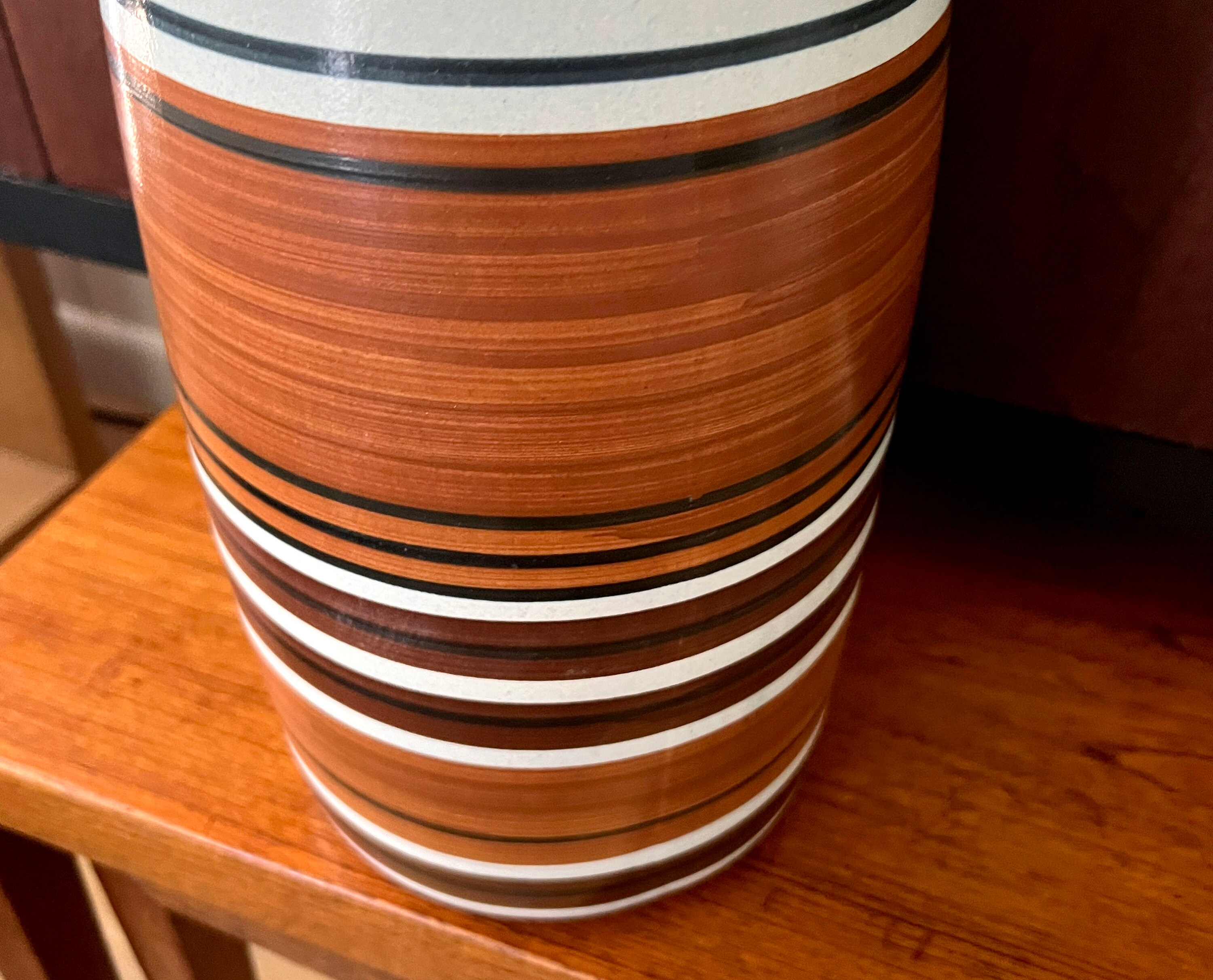 Mid Century Israeli Modern Large Stoneware Vase by KAH for Lapid - Etsy