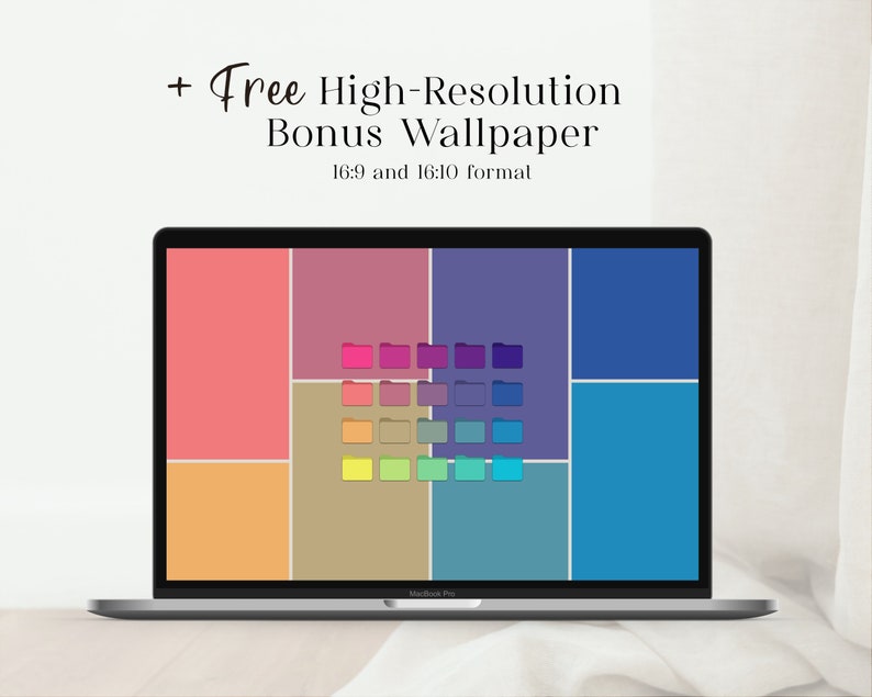 40 Bright Desktop Folder Icons for Mac & PC | Mac Icons | Windows Icons ...