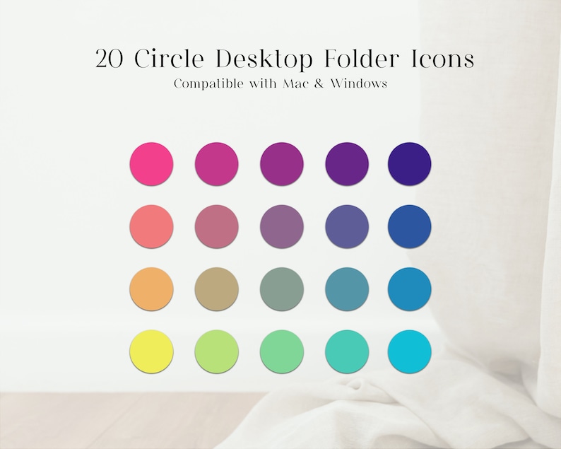 40 Bright Desktop Folder Icons for Mac & PC | Mac Icons | Windows Icons ...