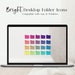40 Bright Desktop Folder Icons for Mac & PC Mac Icons Windows Icons ...