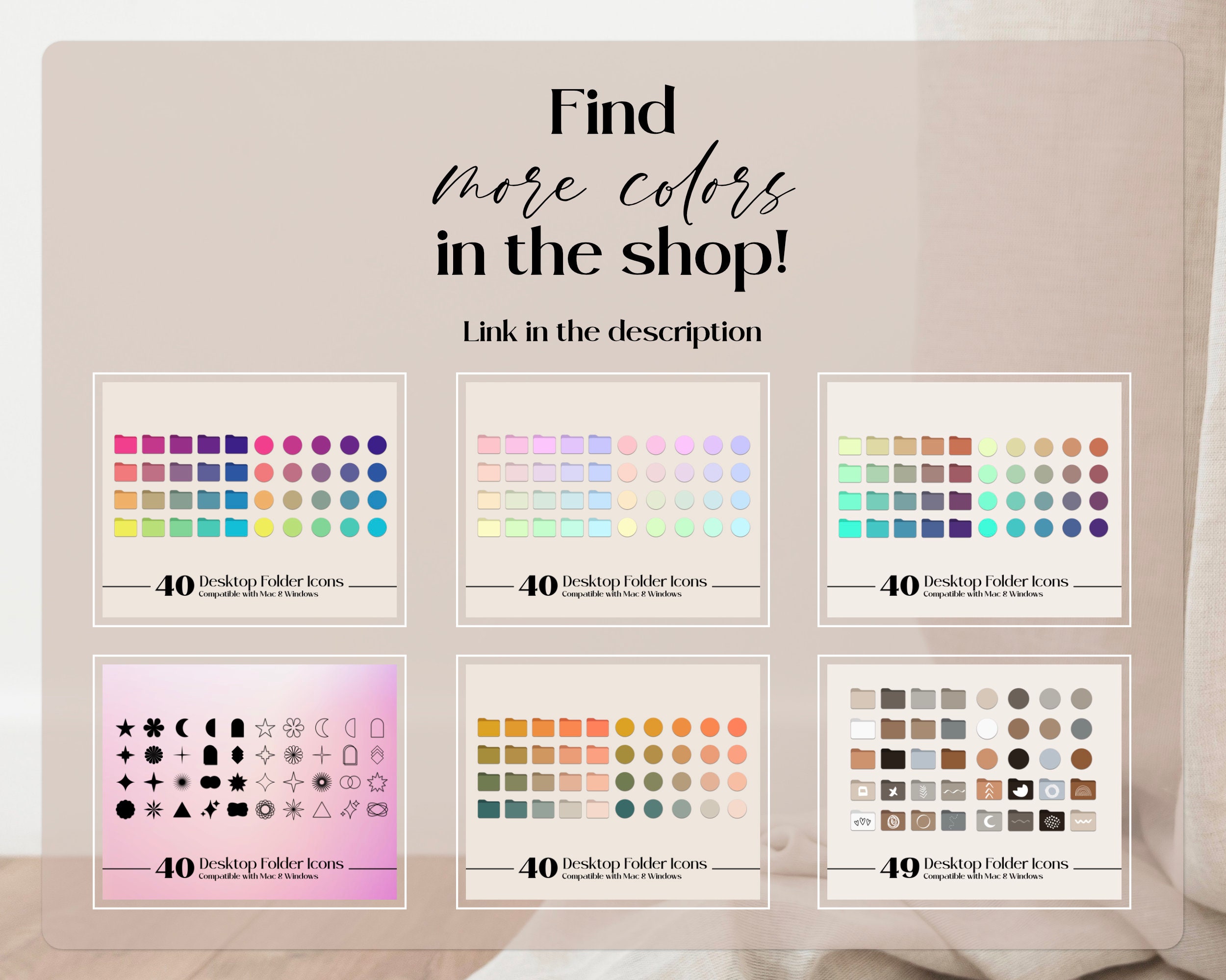 40 Bright Desktop Folder Icons for Mac & PC | Mac Icons | Windows Icons ...