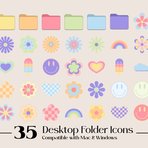 Retro Windows Desktop Icons - Etsy