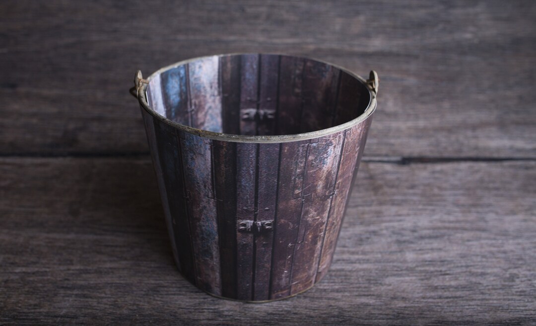 Rusty Posh Pail Bucket Wrap Newborn Photography - Etsy