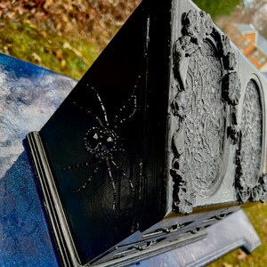 SOLD Gothic Black Spider & Lace Jewelry Box/gothic/free SHIPPING - Etsy