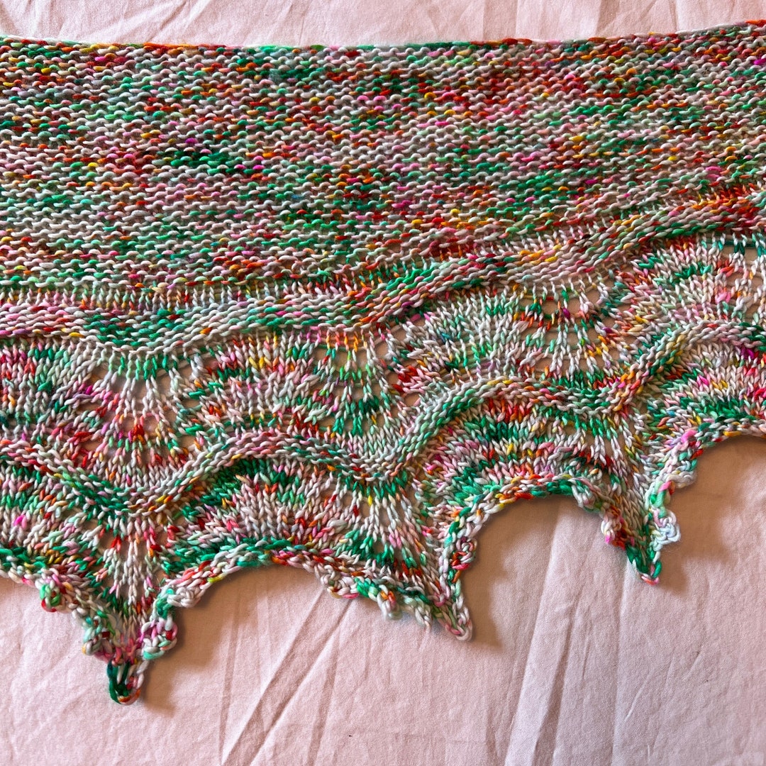 Small Bit of Love Hand Knit Shawl - Etsy