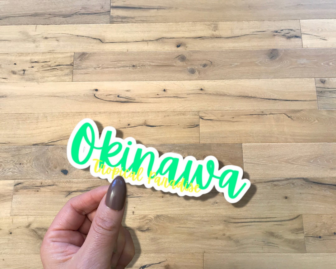 Okinawa Vinyl Bubble-free Sticker Pack, Okinawa Smartphone Decals ...