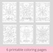 Japanese Kanji Coloring Pages for All Ages 6 Japanese Digital - Etsy