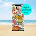 Okinawa Bingata Wallpaper Digital Download, iPhone and Android, Phone ...