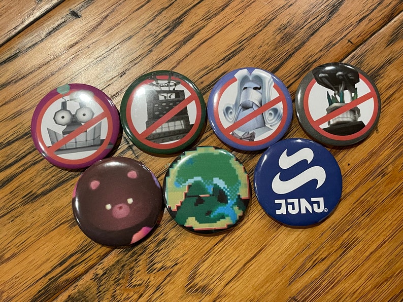 Toontown Inspired Cog Boss Resistance Badges 2.5in Buttons - Etsy