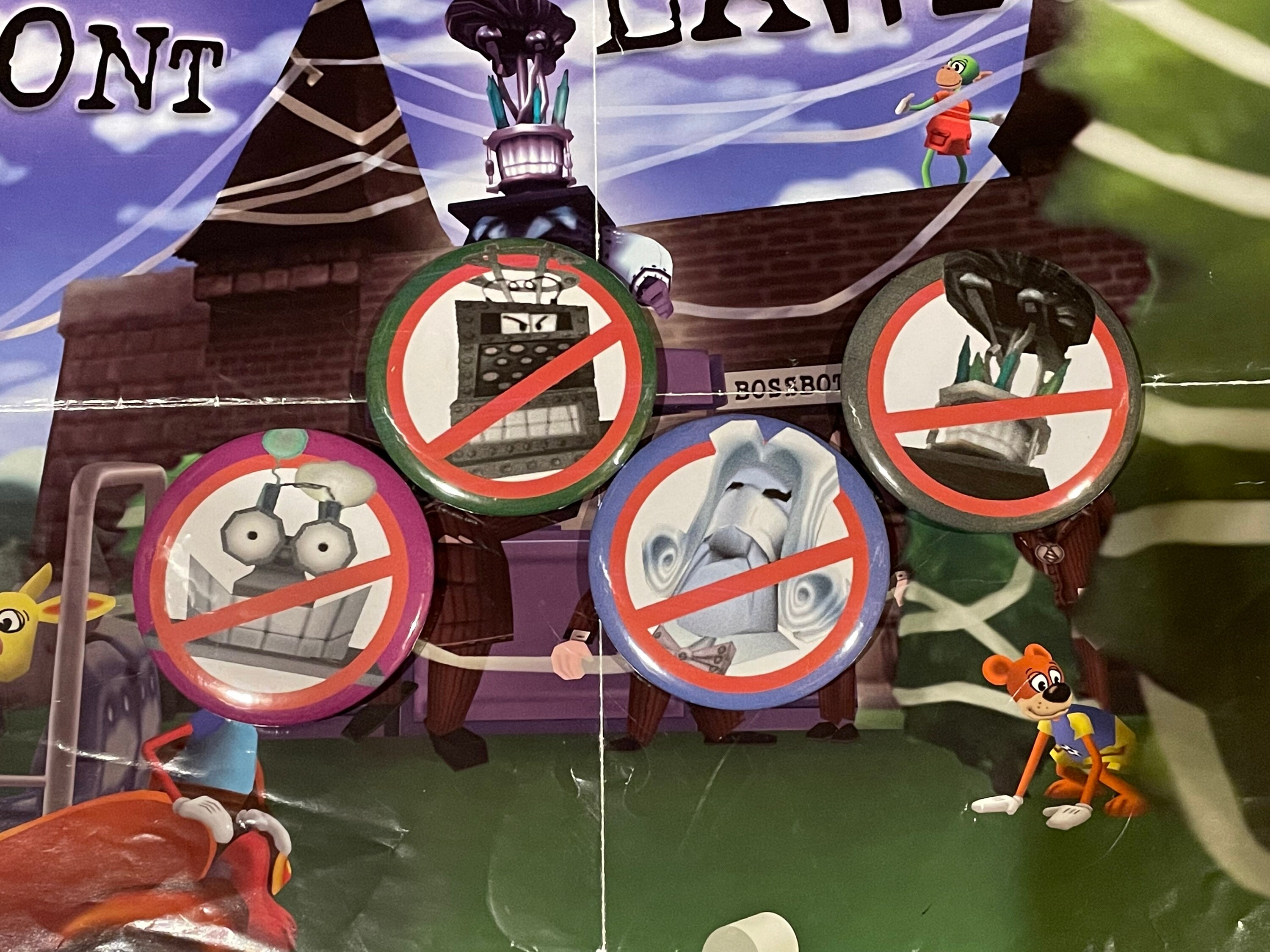 Toontown Inspired Cog Boss Resistance Badges 2.5in Buttons - Etsy