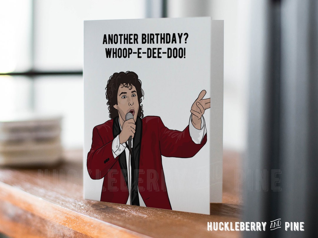 Wedding Singer Birthday Card, Whoop-e-dee-doo, Adam Sandler, Birthday ...