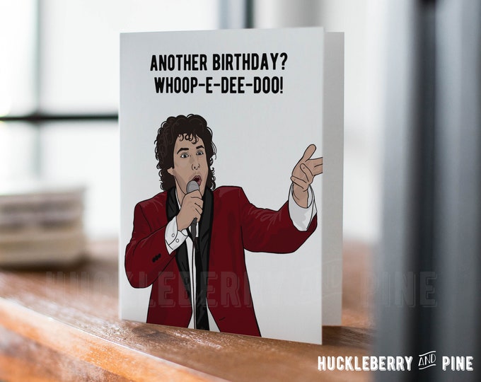 Wedding Singer Birthday Card, Whoop-e-dee-doo, Adam Sandler, Birthday ...