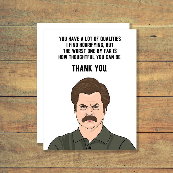 Parks and Rec Note Cards - Etsy