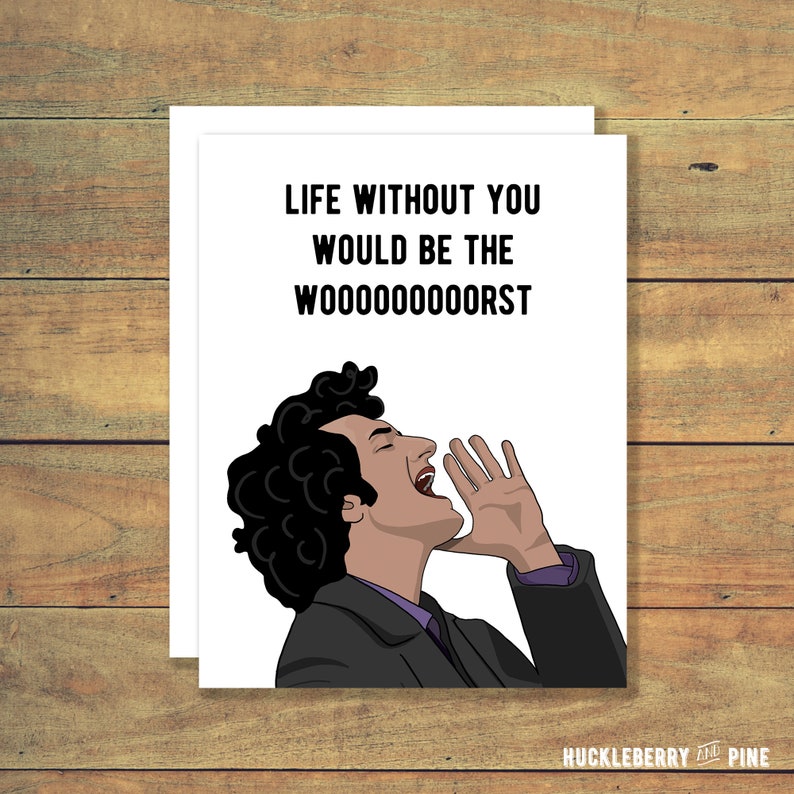 Jean Ralphio Anniversary Card the Worst Parks and Rec - Etsy
