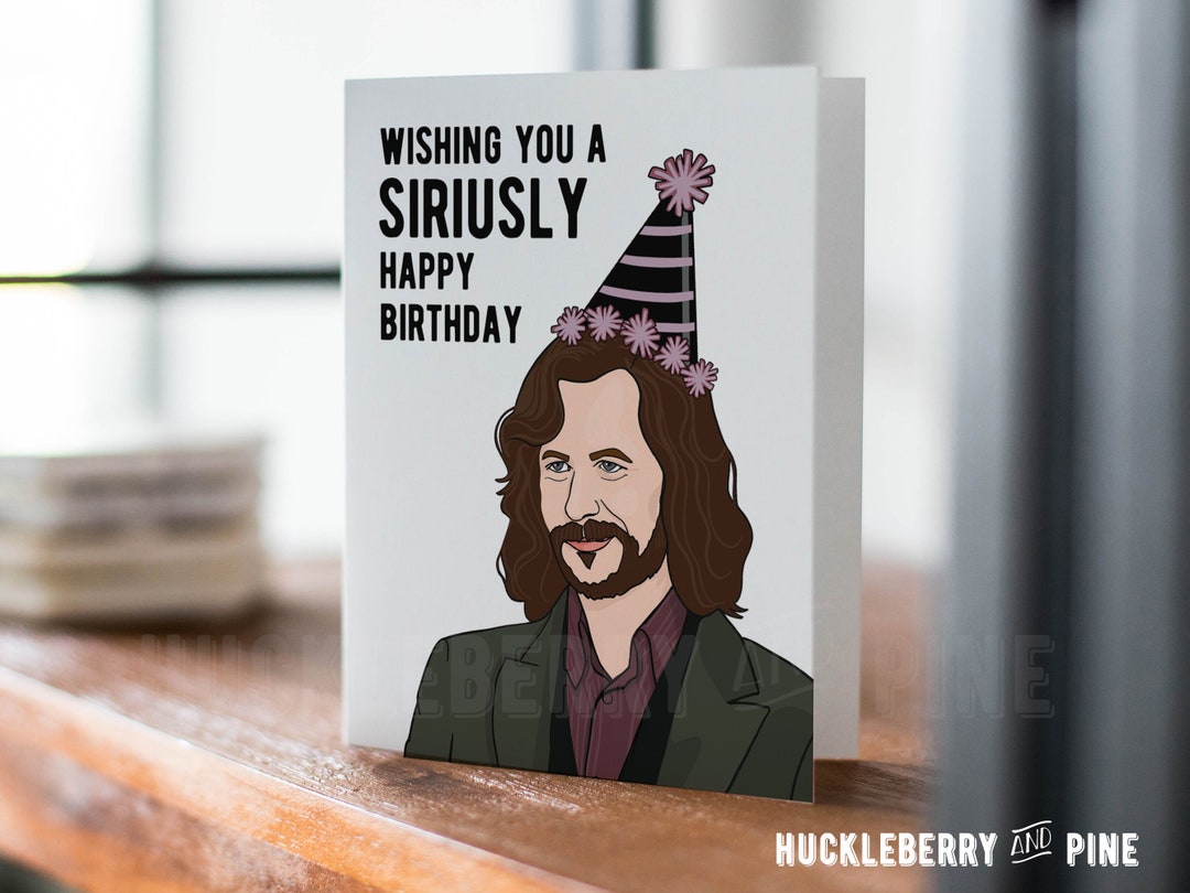 Funny Wizard Birthday Card, Wizard Seriously Happy Birthday Greeting ...