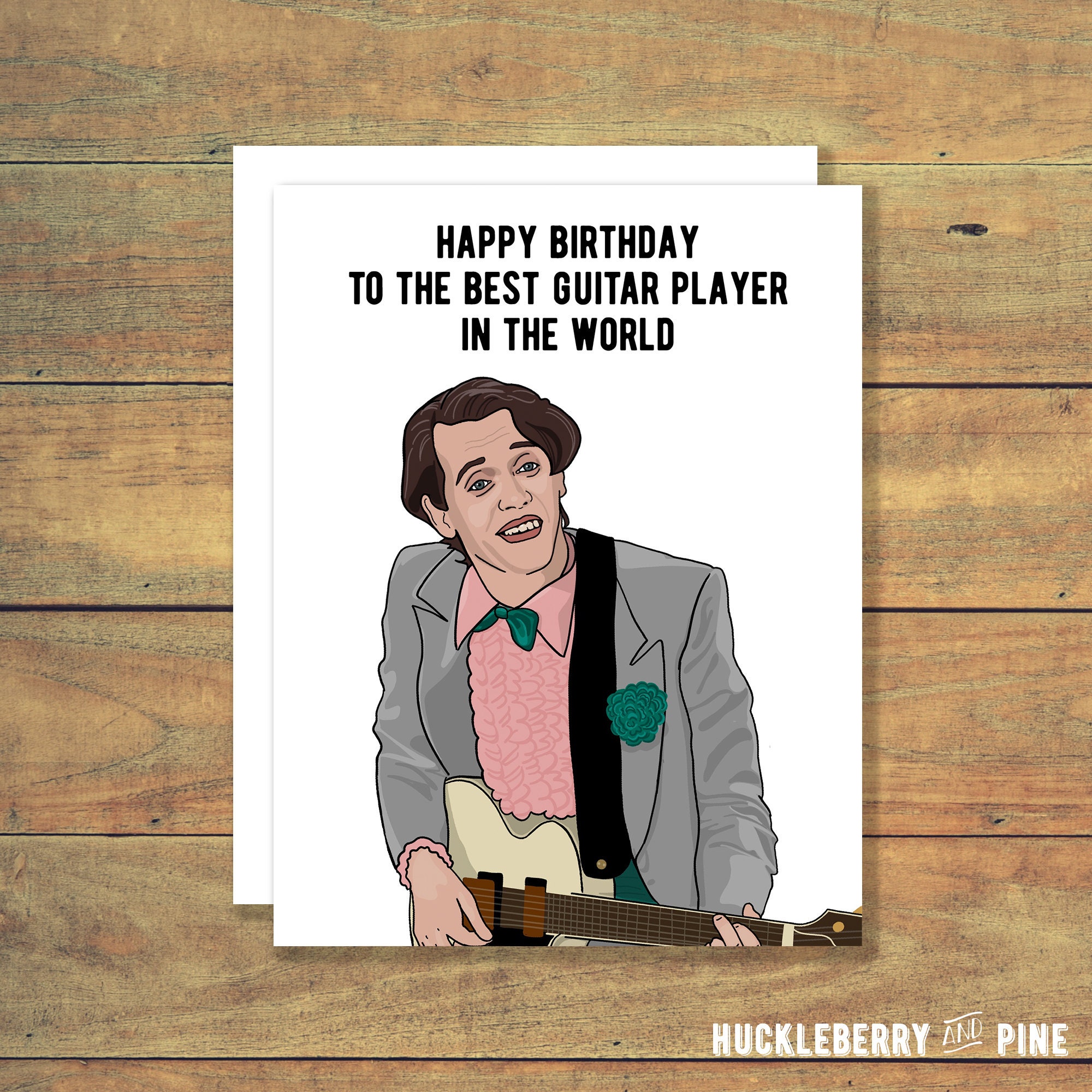 Wedding Singer Birthday Card Best Guitar Player Adam - Etsy