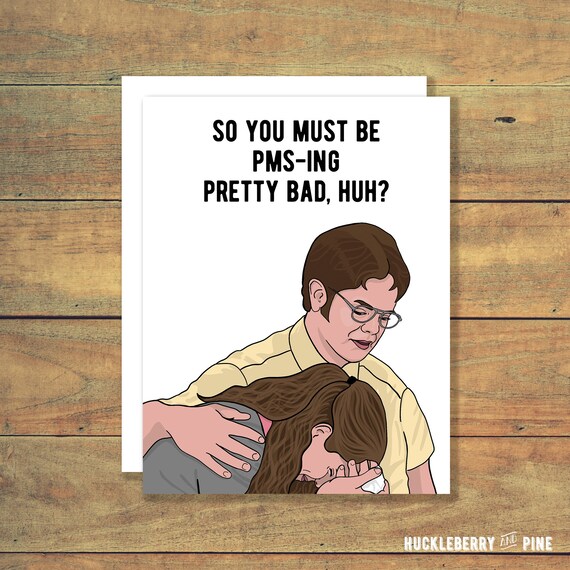Funny Dwight & Pam Pmsing Pretty Bad Card Office Card Funny - Etsy