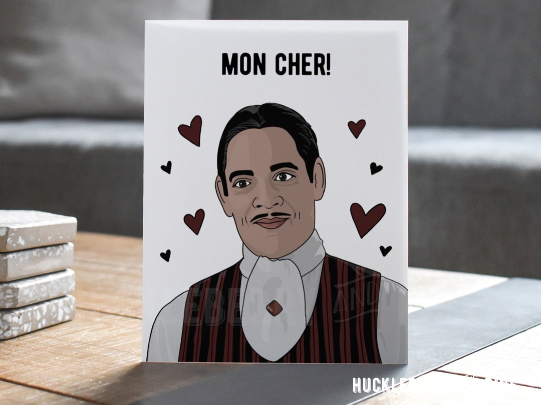 Funny Gomez Valentine Card, Mon Cher Anniversary Card, Goth Greeting ...
