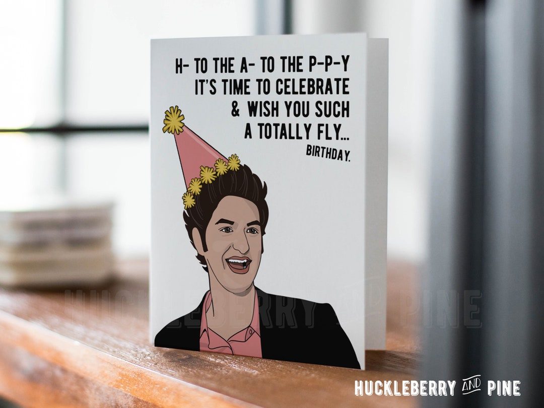Jean Ralphio Birthday Card, Can't Rap, Parks and Rec Greeting Card ...